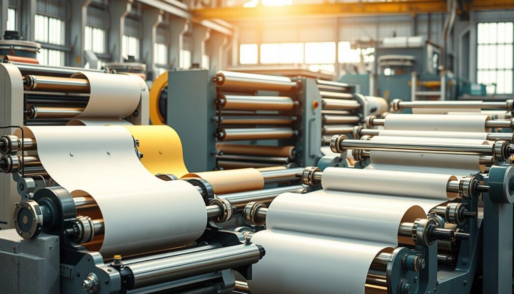 Erläuterung des Kalanderverfahrens zur Herstellung von Folien und Platten