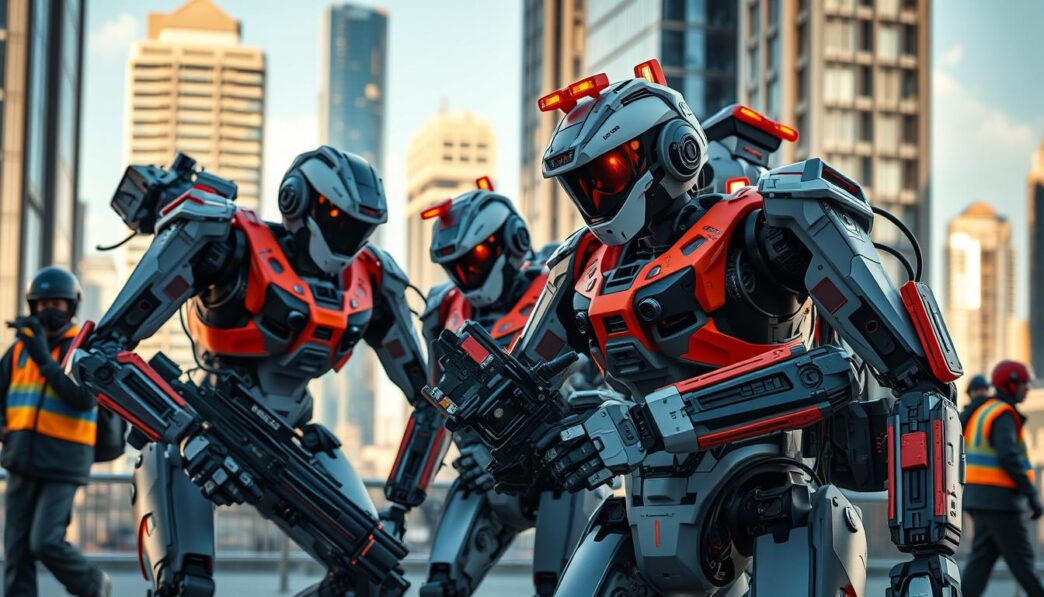 Roboter, die in Notfällen Leben retten und Schäden minimieren