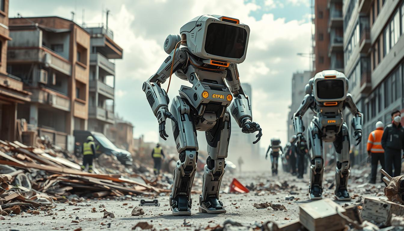 Roboter, die in Notfällen Leben retten und Schäden minimieren