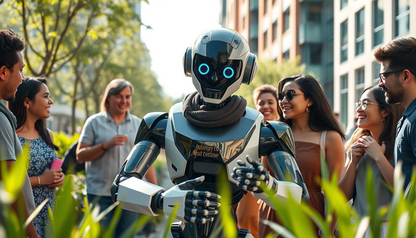 Roboter, die mit Menschen interagieren und in sozialen Kontexten agieren
