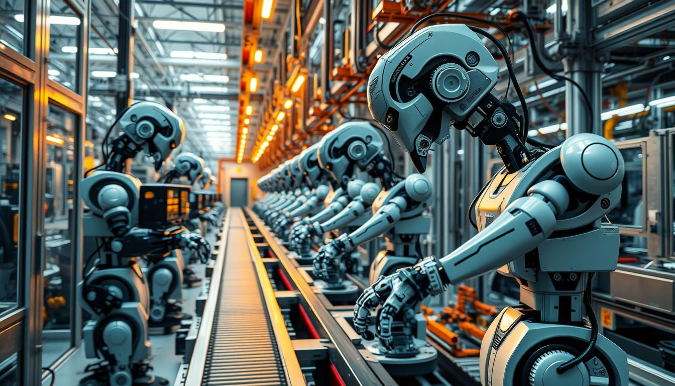 Automatisierte Montage und Fertigung durch Roboter